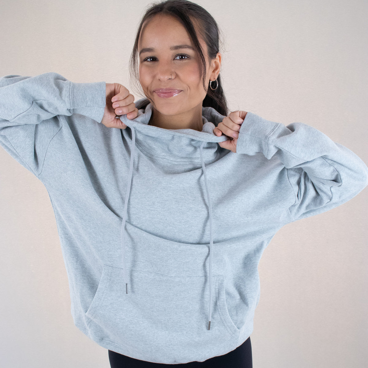 Cowl Neck Unisex Hoodie – DYM Athletics